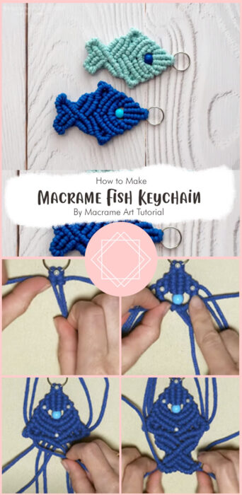 Free DIY Macrame Fish Keychain: Creative Tutorial Ideas - Carolinamontoni.com