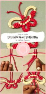 DIY Macrame Butterfly Free Tutorial Ideas - Carolinamontoni.com