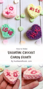 Easy Candy Heart Free Crochet Pattern Ideas - Carolinamontoni.com