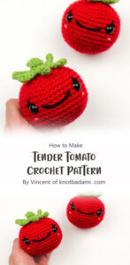 6 Amigurumi Tomato Free Crochet Pattern Ideas - Carolinamontoni.com