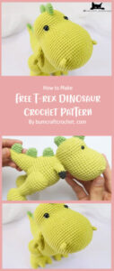 Best Amigurumi T-Rex Free Pattern & Tutorial Ideas - Carolinamontoni.com