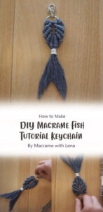 Free DIY Macrame Fish Keychain: Creative Tutorial Ideas - Carolinamontoni.com