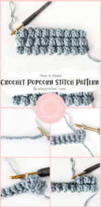 How to Crochet Popcorn Stitch Free Pattern Ideas - Carolinamontoni.com