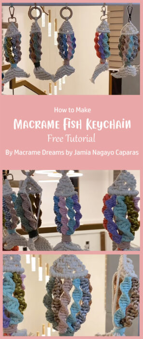 Free DIY Macrame Fish Keychain: Creative Tutorial Ideas ...