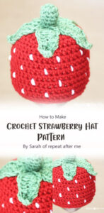 Sweet Style: Strawberry Hat Free Crochet Pattern & Tutorial Ideas ...