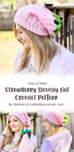 Sweet Style: Strawberry Hat Free Crochet Pattern & Tutorial Ideas - Carolinamontoni.com