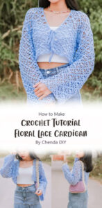 Lovely Cropped Lace Cardigan Free Crochet Tutorial Ideas ...