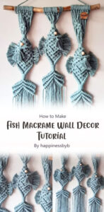 Dive into Creativity: DIY Macrame Fish Wall Decor Free Tutorial Ideas ...