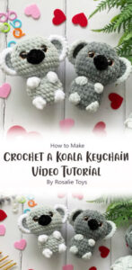 Adorable Koala Keychain Free Crochet Pattern & Tutorial Ideas ...