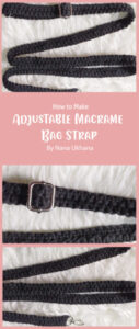 4 DIY Macrame Adjustable Bag Strap Free Tutorial Ideas - Carolinamontoni.com