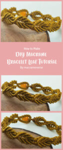 Get Trendy with DIY Macrame Leaf Bracelets: Easy and Free Tutorials - Carolinamontoni.com