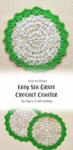 Bring the Beach Home: Free Sea Themed Coaster Crochet Pattern Ideas ...
