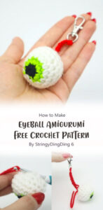 Halloween Project: Crochet Eyeball Free Pattern Ideas - Carolinamontoni.com