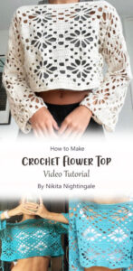 Beautiful Flower Top Free Crochet Pattern & Tutorial Ideas ...