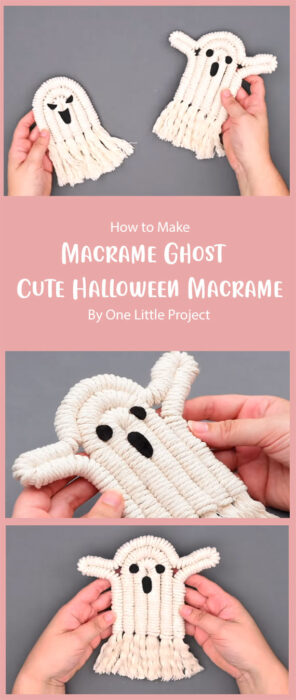 Get Ready for Halloween! Free DIY Macrame Ghost Tutorials to Elevate ...