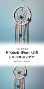 Halloween Ready! DIY Macrame Spider Web Free Tutorial Ideas ...