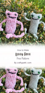 Hop Into Crafting: Adorable Leggy Frog Free Crochet Pattern Ideas ...