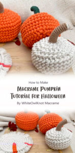 DIY Macrame Pumpkin: Free Tutorial Ideas for Perfect Fall Decor ...