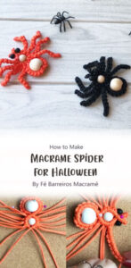 Creep it Real: DIY Macrame Spider Free Tutorial Ideas - Carolinamontoni.com