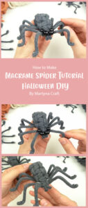 Creep it Real: DIY Macrame Spider Free Tutorial Ideas - Carolinamontoni.com