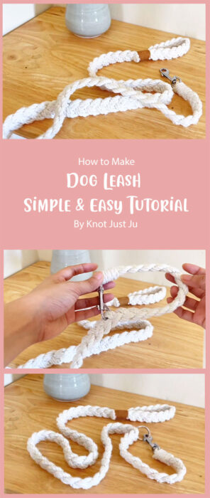 Stylish & Strong: DIY Macrame Dog Leash Free Tutorial Idea for Pet ...