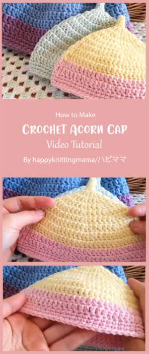Cute & Cozy: Crochet Acorn Hat Free Pattern & Tutorial Ideas ...