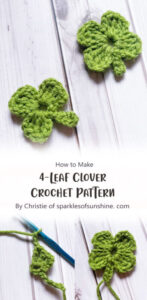 Easy Crochet Four Clover Free Pattern & Tutorial Ideas ...