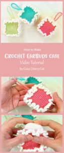 Free Earbud/Earphone Case Crochet Pattern & Tutorial Ideas (Part 2 ...