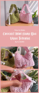 Trendy & Compact: Mini Handbag Free Crochet Tutorial Ideas ...