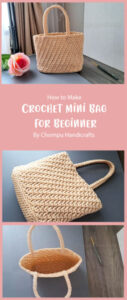 Trendy & Compact: Mini Handbag Free Crochet Tutorial Ideas - Carolinamontoni.com