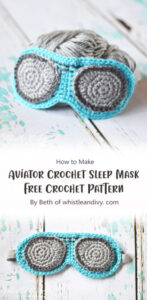 Crochet a Cute Sleep Mask - Free Pattern & Tutorial Ideas (Part 2 ...