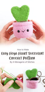 Lovely Heart Plant Free Crochet Pattern & Tutorial Ideas ...