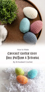 Colorful Easter Egg - Free Crochet Pattern & Tutorial Ideas - Carolinamontoni.com