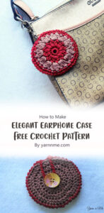 Free Earbud/Earphone Case Crochet Pattern & Tutorial Ideas (Part 2 ...