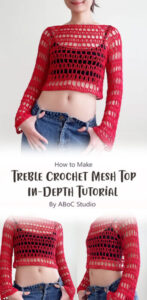 Stay Cool in Style: Mesh Crop Top Free Crochet Tutorial Ideas ...