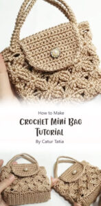 Pocket-Sized Perfection: Crochet Mini Bag Free Crochet Tutorial Ideas - Carolinamontoni.com