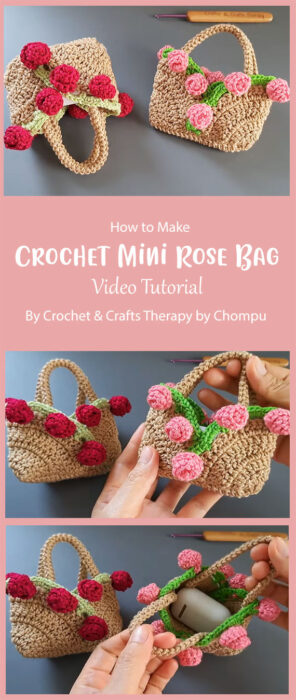 Pocket-Sized Perfection: Crochet Mini Bag Free Crochet Tutorial Ideas ...